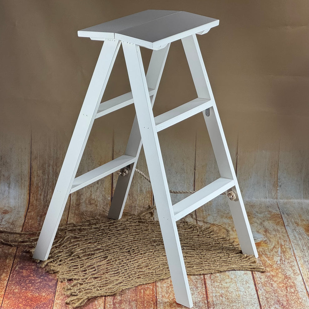 Wooden Step Ladder Cake Smash Photography Prop – Newborn Studio Props