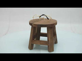 Rustic Round End Table Newborn Photography Prop – Newborn Studio Props