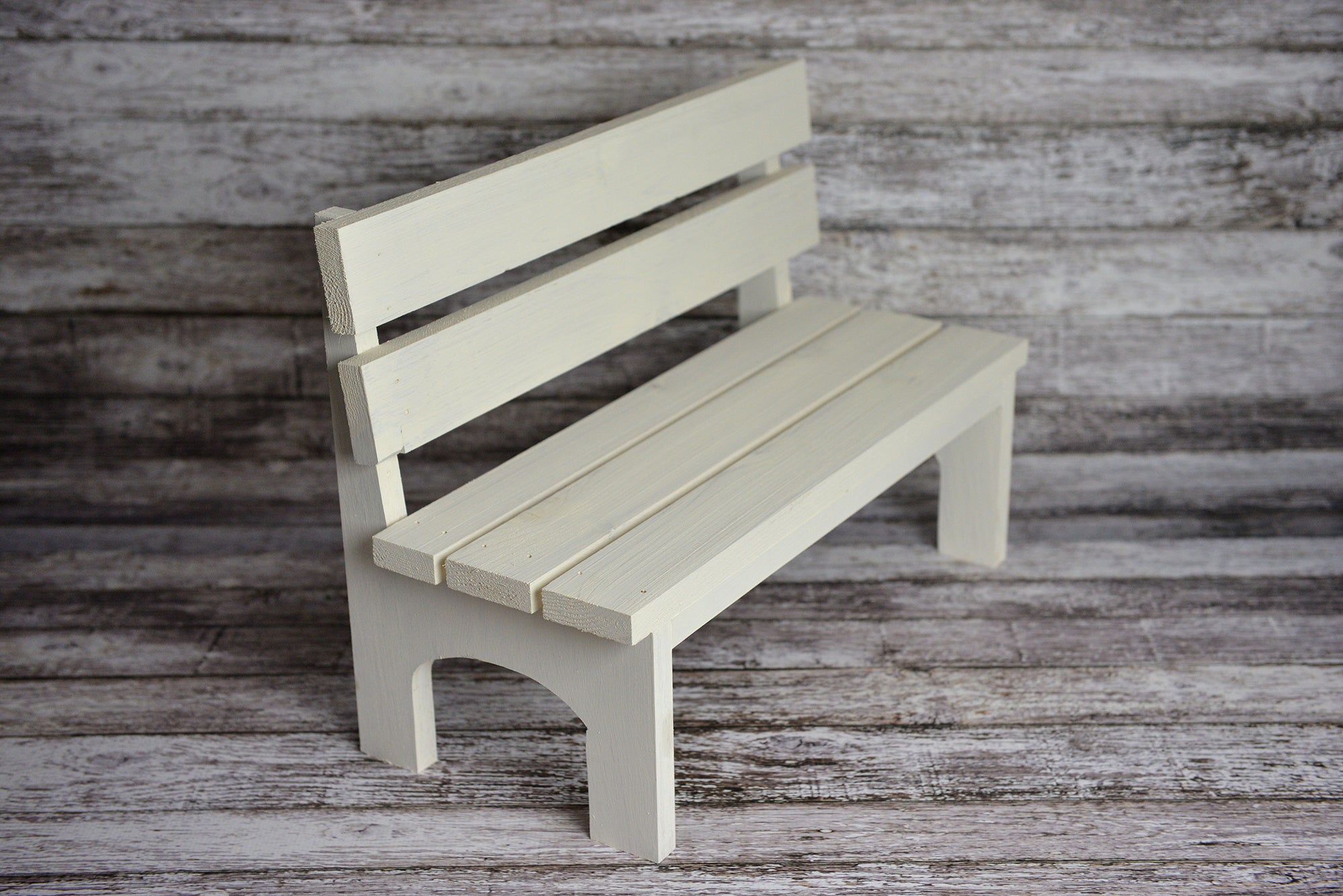 Handmade Rustic Park Bench - Newborn Photography Props – Newborn Studio ...