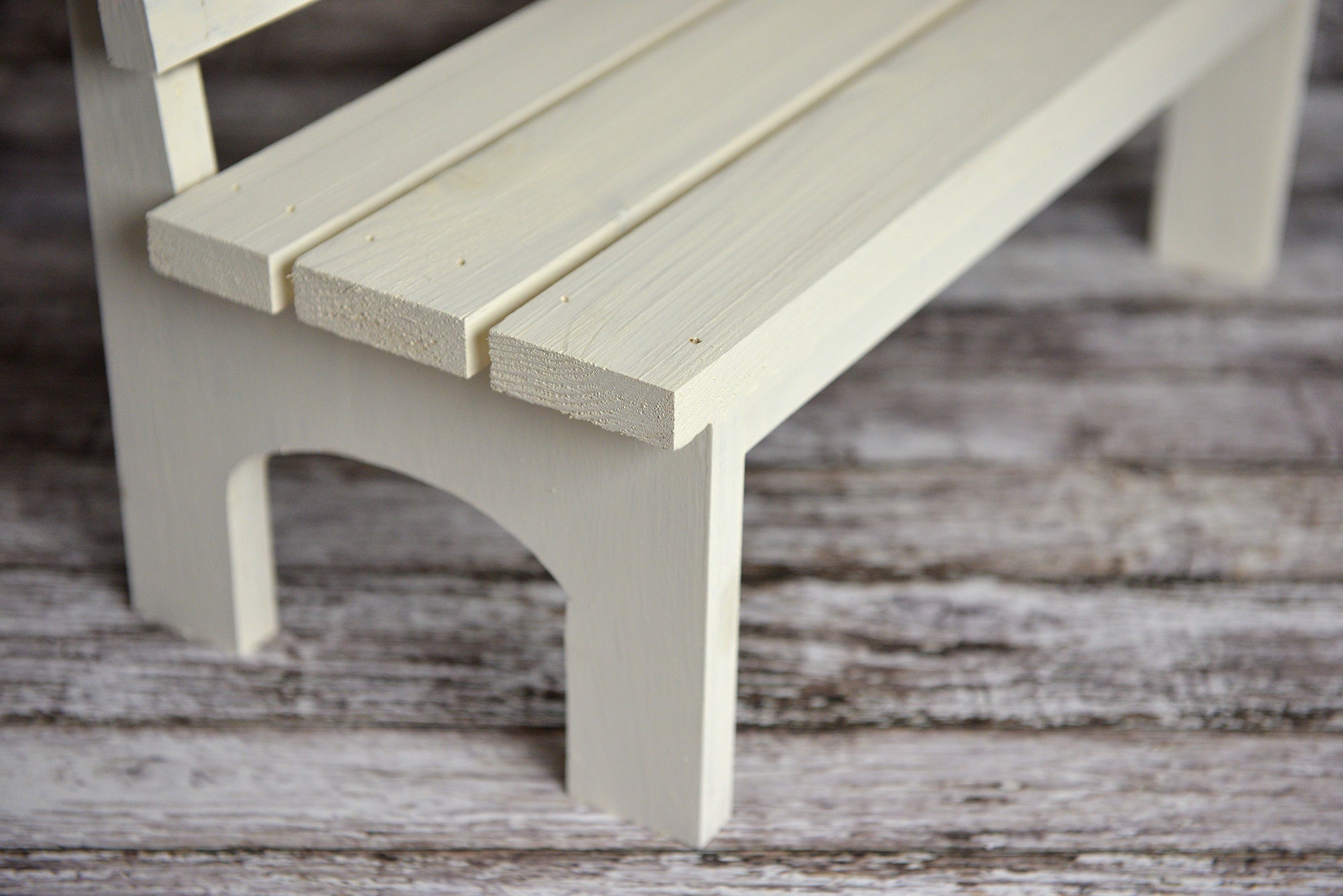 Handmade Rustic Park Bench - Newborn Photography Props – Newborn Studio ...