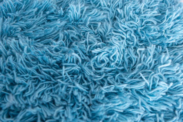 Flokati Rug - Blue - Medium – Newborn Studio Props