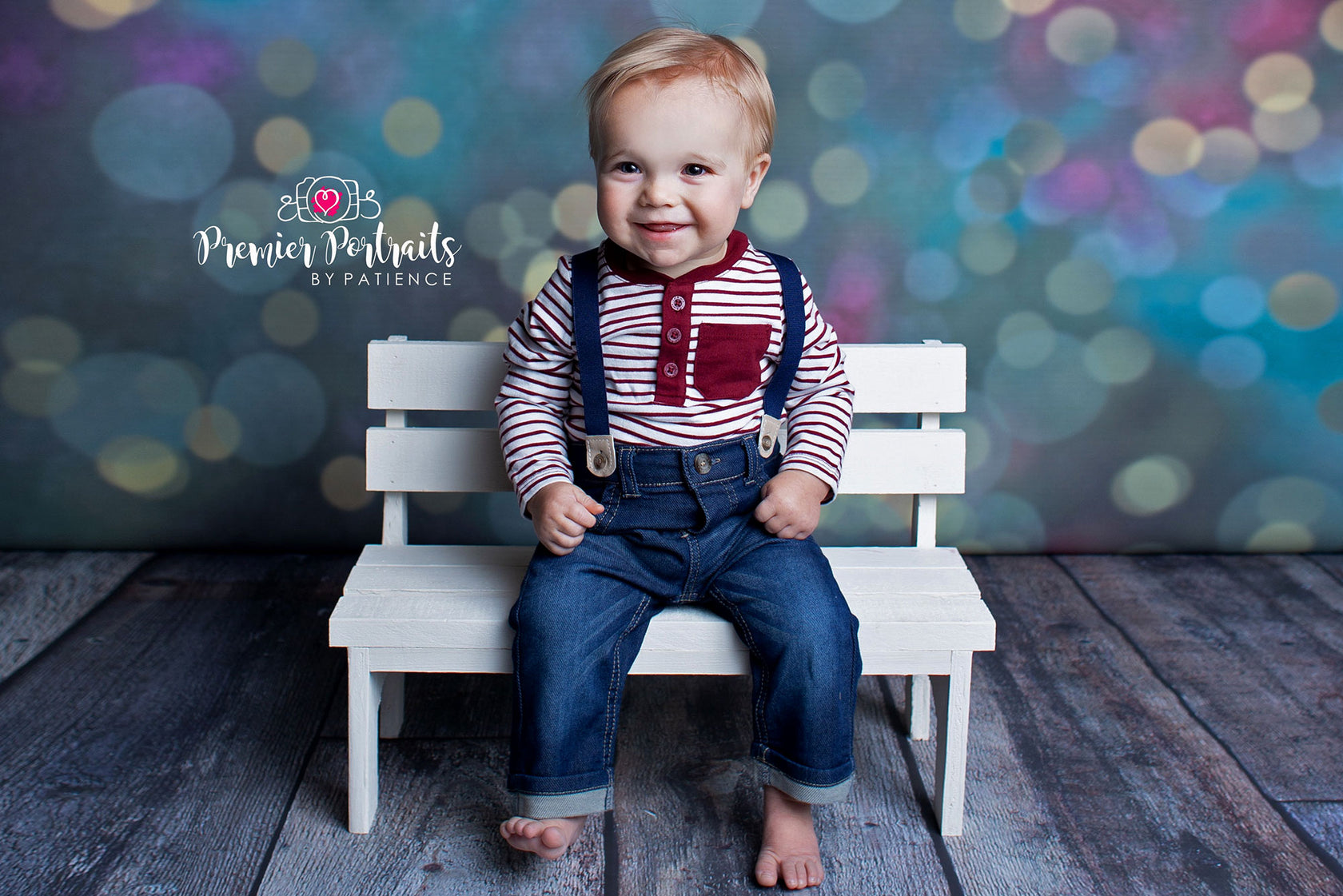 Handmade Rustic Park Bench - Newborn Photography Props – Newborn Studio ...