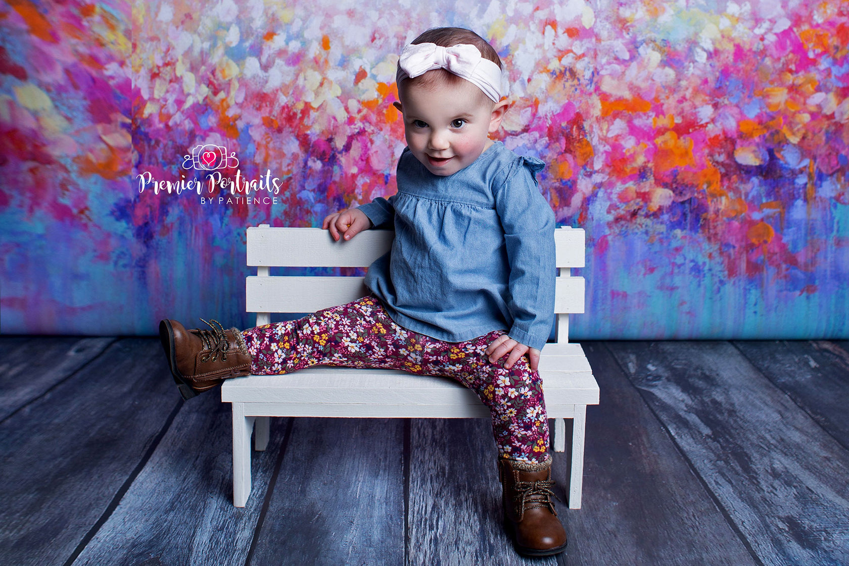 Handmade Rustic Park Bench - Newborn Photography Props – Newborn Studio ...