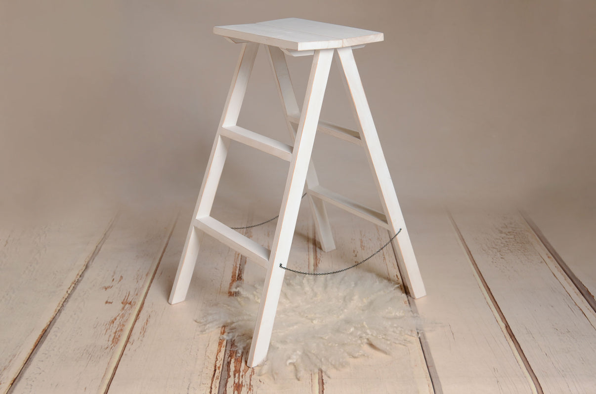 Wooden Step Ladder Cake Smash Photography Prop – Newborn Studio Props
